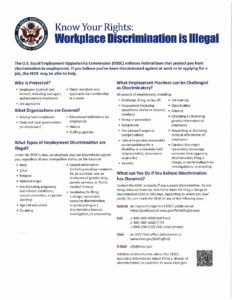 EEOC Know Your Rights Poster_Revised 102022 | Southeast Area Transit ...